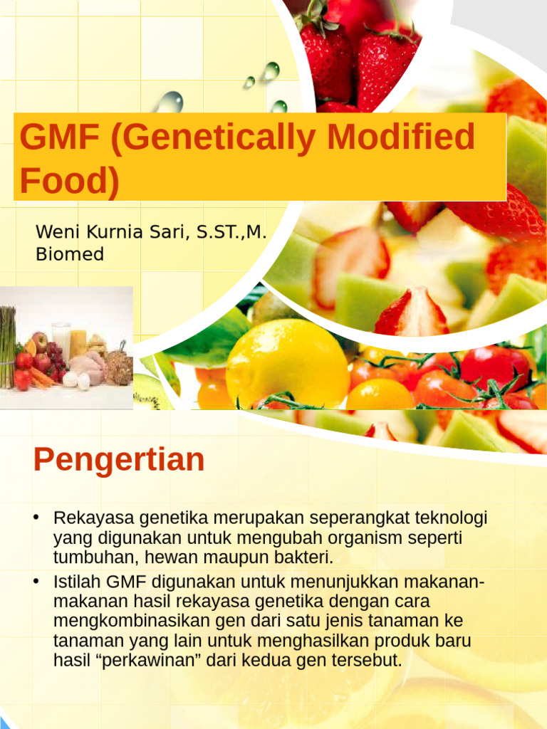 GMF (Genetically Modified Food) | PDF