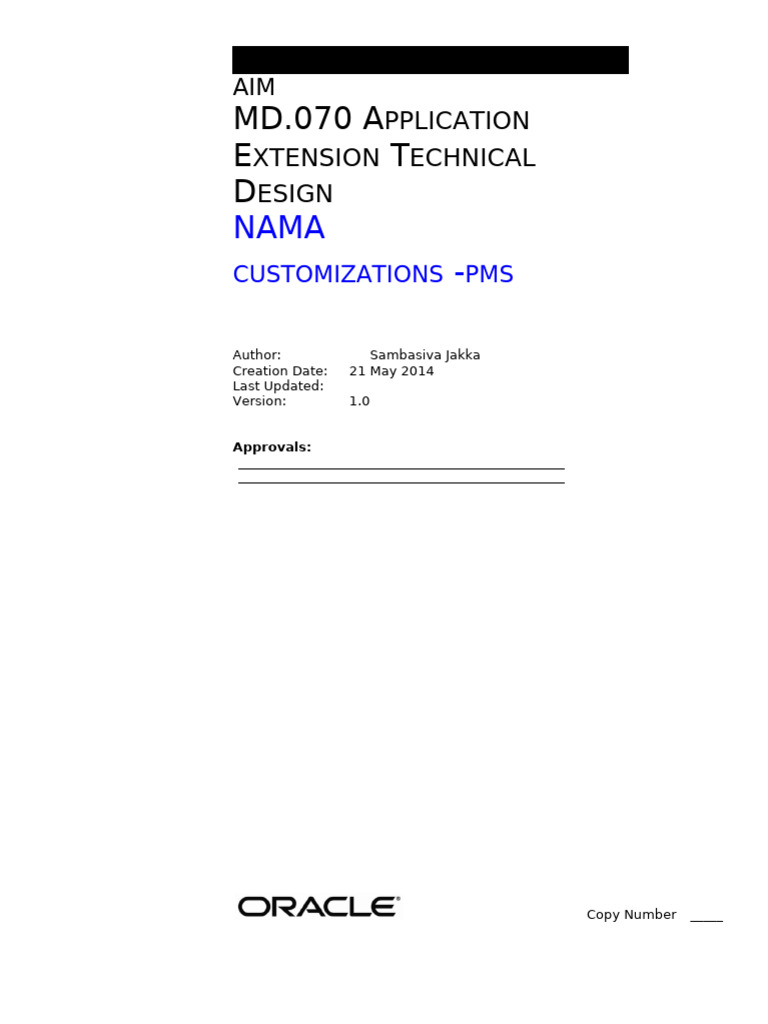 NAMA HCM PMS Customizations MD70 | PDF | Databases | Logic