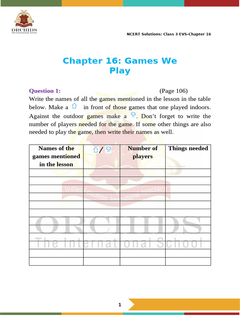 Games We Play | PDF | Sports