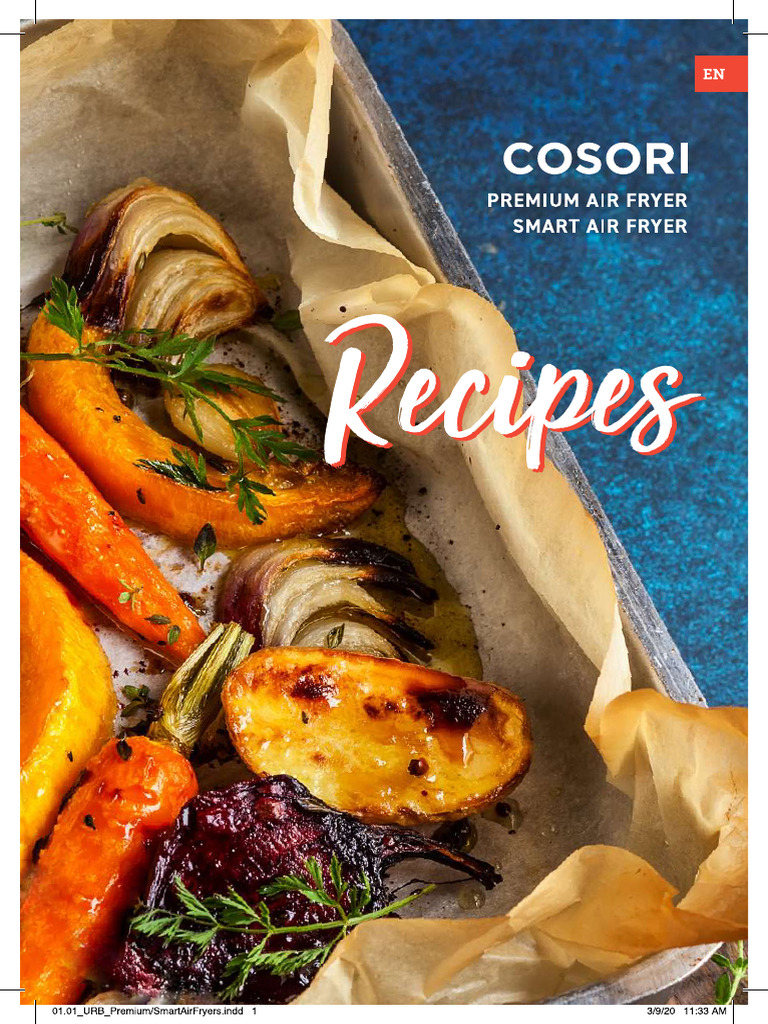 Cosori CP158-AF Premium 5.5L Air Fryer Recipe Book | PDF