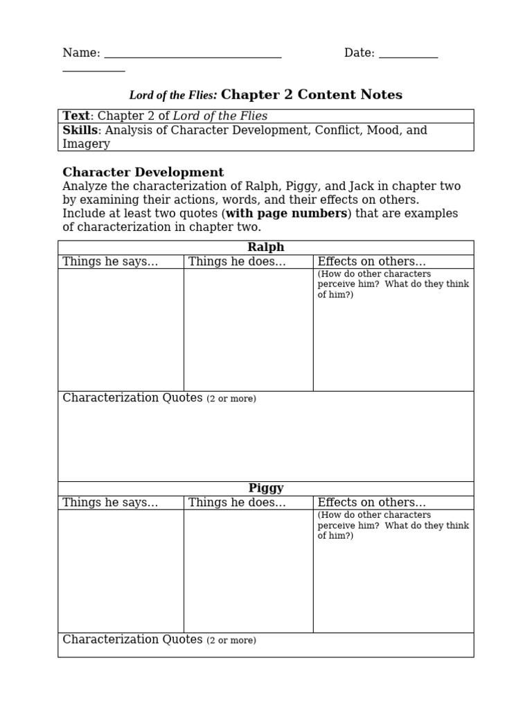 Chapter 2 Content Notes | PDF