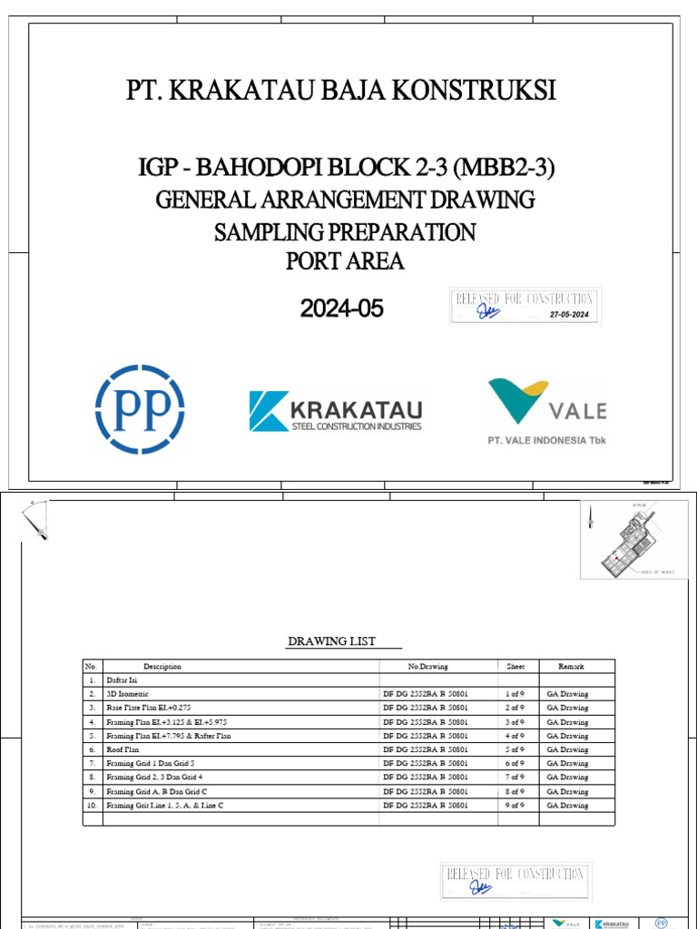 GA Drawing Sampling Preparation Port Area - Rev.0 - 27.05.24 | PDF ...