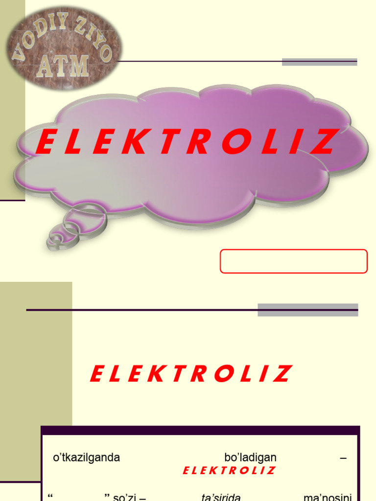 11 Elektroliz | PDF