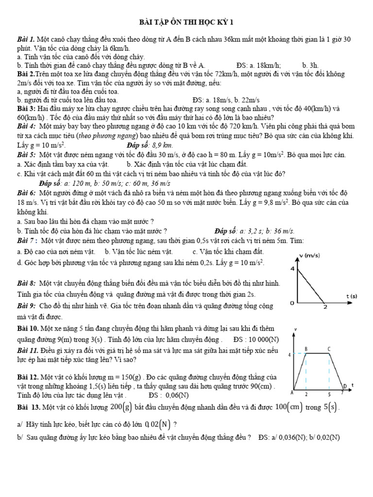 Ôn Thi HK1 - 10 | PDF