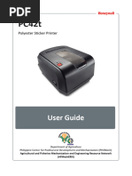 Manual Honeywell Pc42e T | PDF | Ip Address | Printer (Computing)