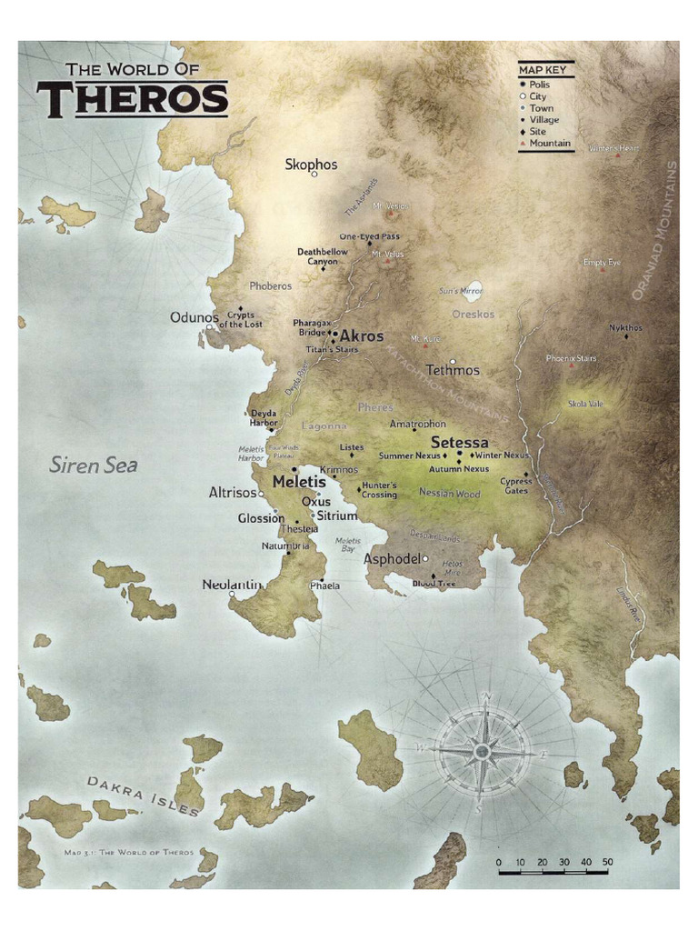 Mapa Theros | PDF