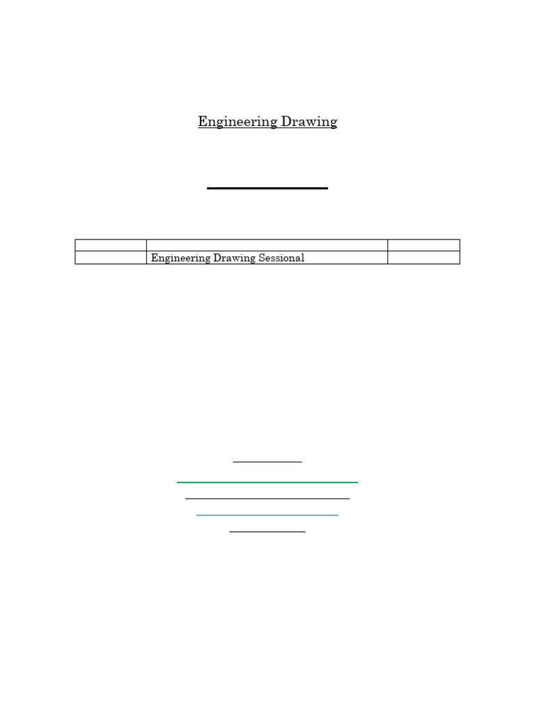 Engineering Drawing Lab Manual | PDF | Euclidean Geometry | Elementary ...