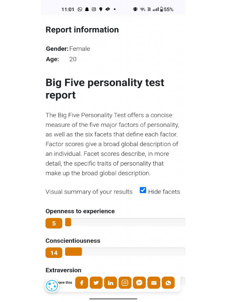 Personality Test | PDF