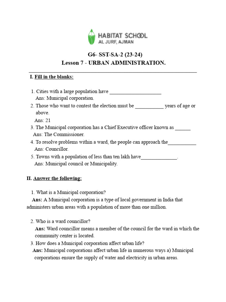 G6 - Sst-Notes - (23-24) | PDF