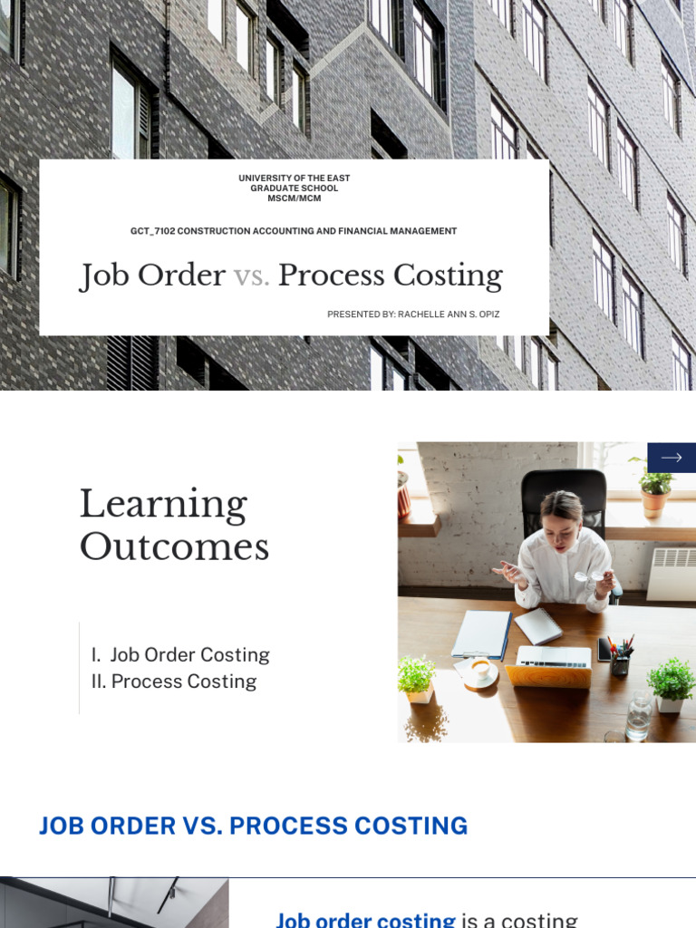 Job vs. Process Costing Guide | PDF | Cost | Expense