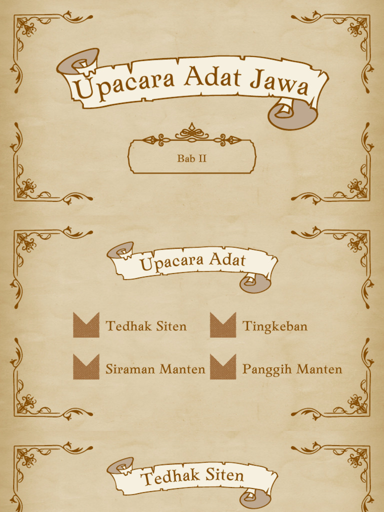 Upacara Adat Jawa | PDF