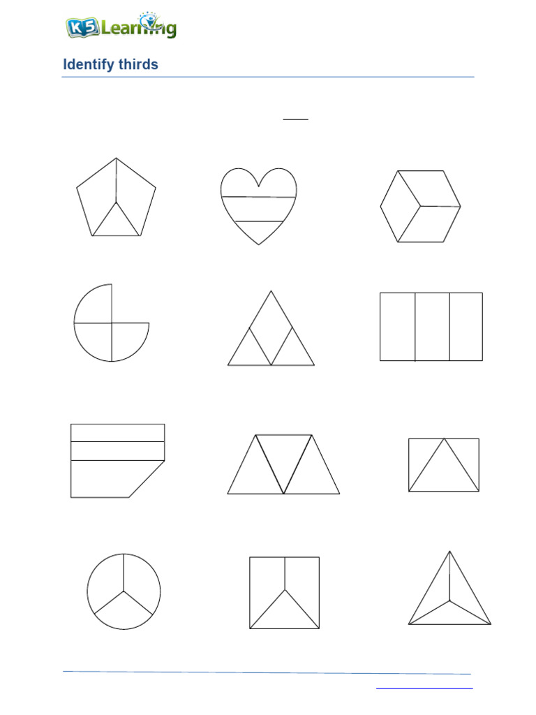Grade 2 Fraction Thirds | PDF | Teaching Methods & Materials