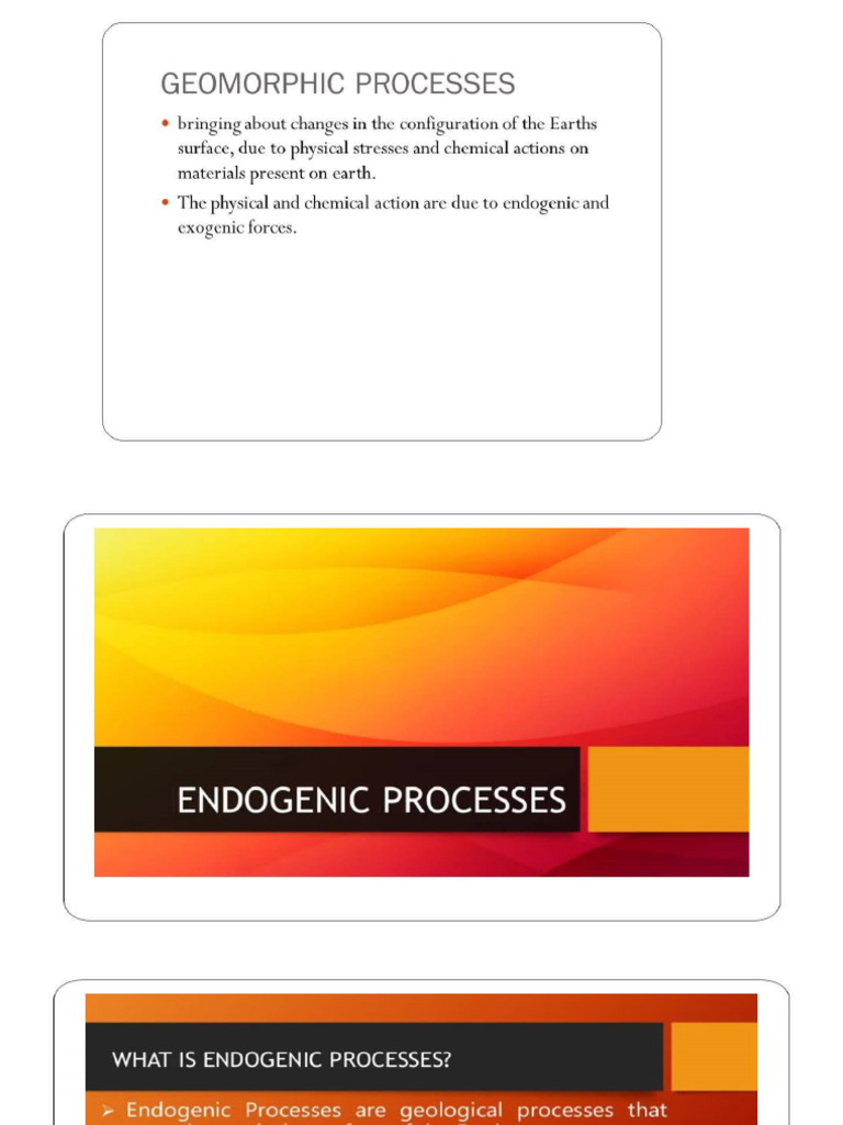Endogenic Process | PDF