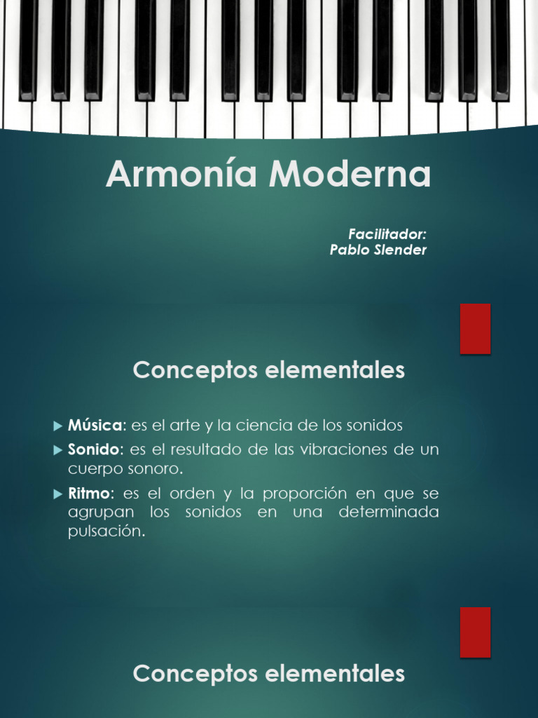Armonía Moderna | PDF | Escala (música) | Sonido