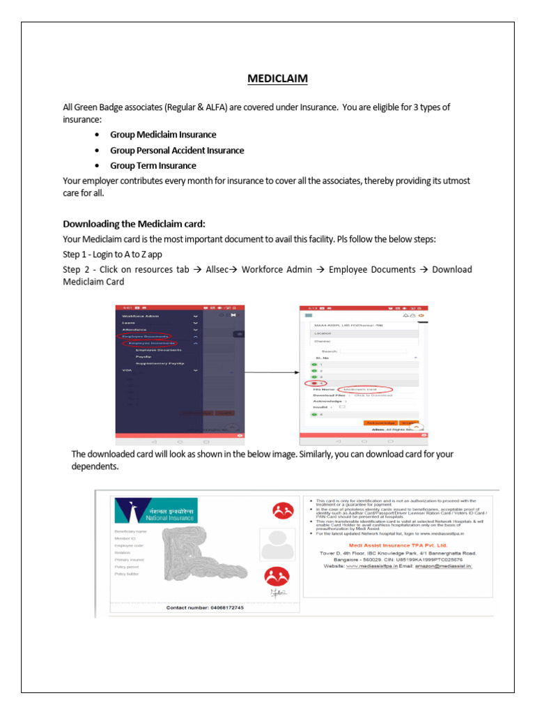 Mediclaim Eng | PDF | Surgery | Hospital