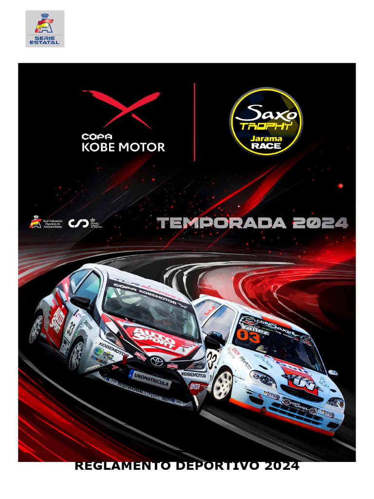 Reglamento Deportivo Saxo Kobe | PDF | Neumático | Regulación