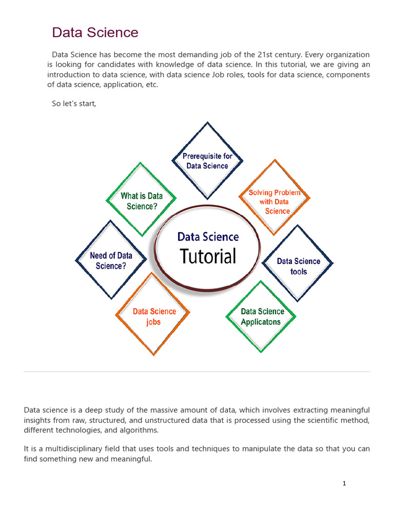 Unit-1- IDS | PDF | Data Science | Business Intelligence