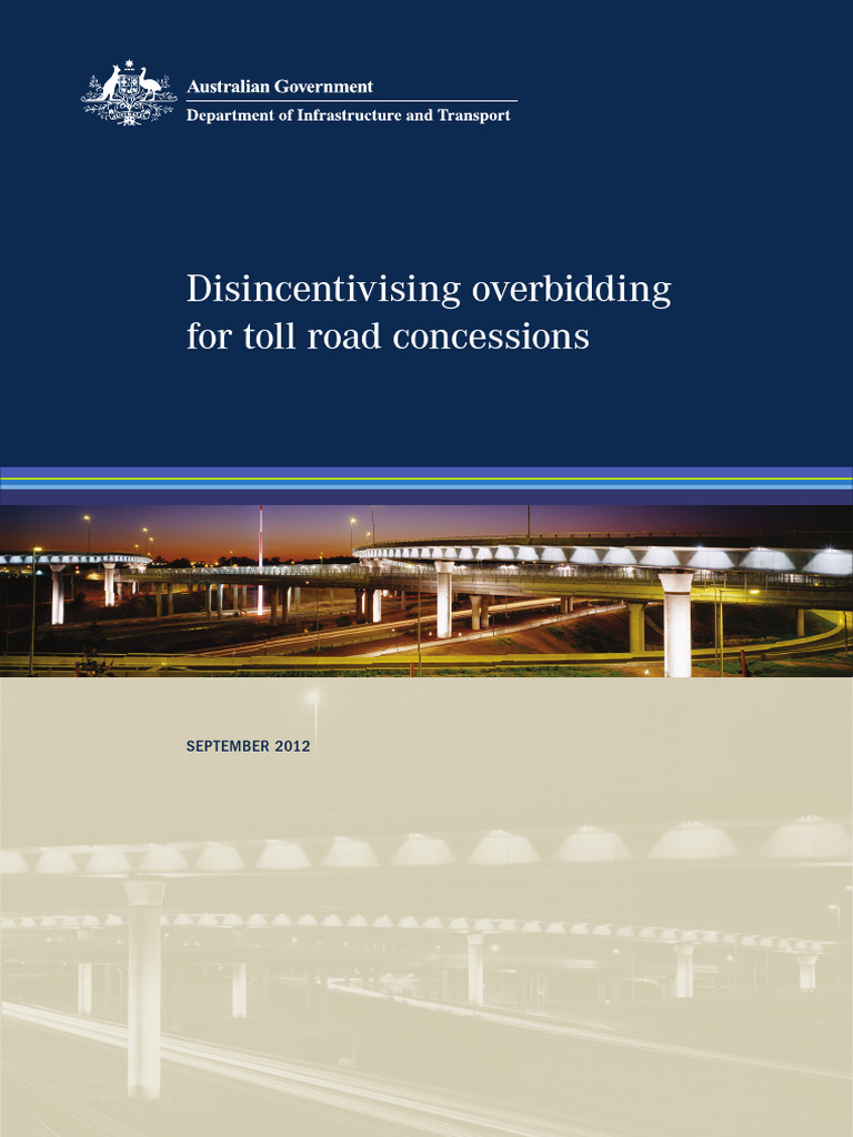 Strategies to Prevent Toll Road Overbidding | PDF | Auction