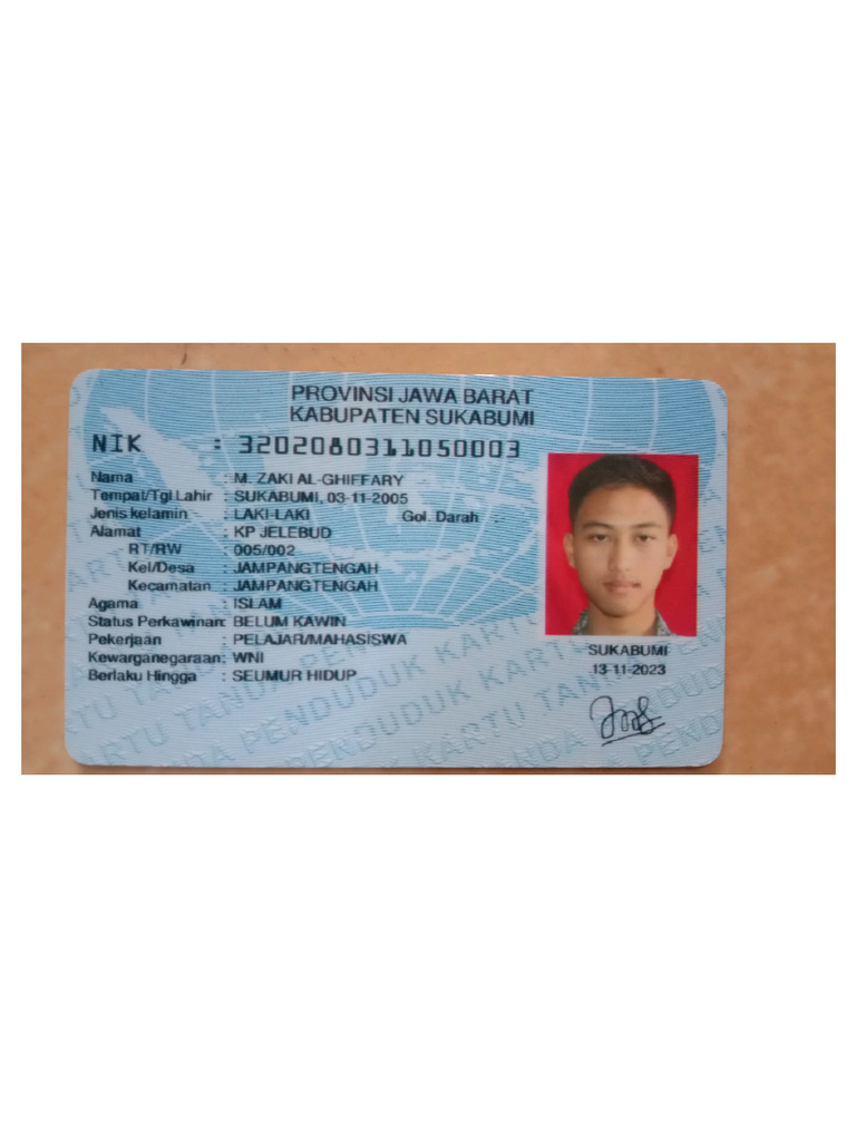 KTP M Zaki PDF | PDF