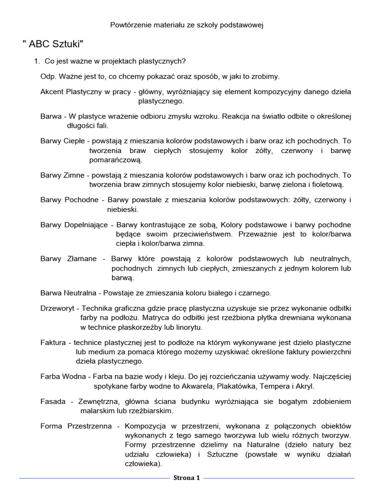 Szkoia Podstawowa | PDF