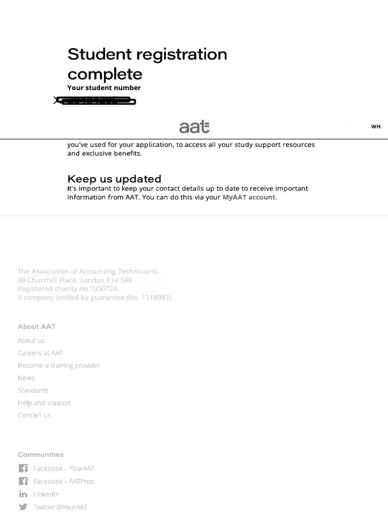 AAT Registration Letter Format | PDF