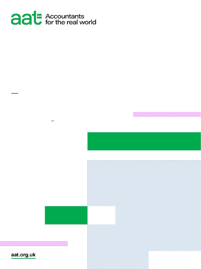 AAT Level 3 Tax Processes Reference Guide | PDF | Value Added Tax | Invoice