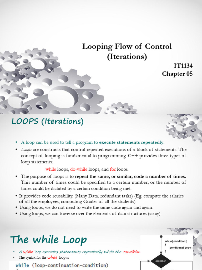 Chapter 05 | PDF | Control Flow | Computer Program Chapter 05 | PDF | Control Flow | Computer Program