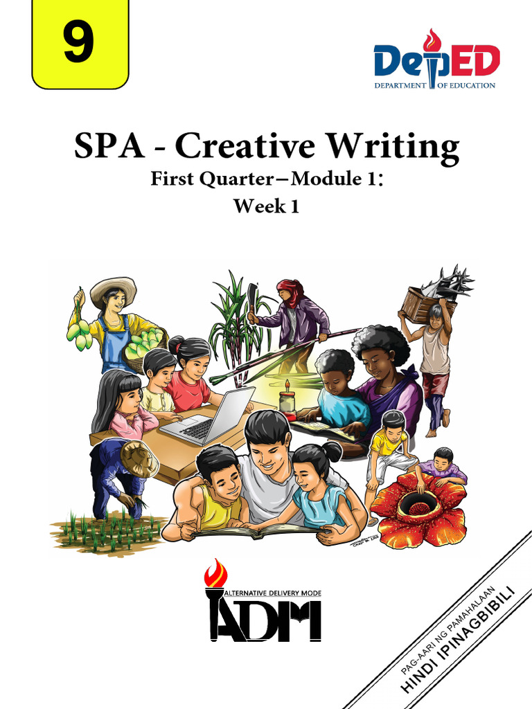 Creative-Writing-9 Q1 Module 1 | PDF | Tagalog Language | Epic Poetry