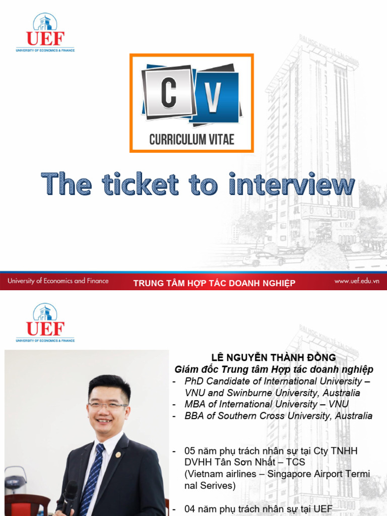 Ky Nang Viet CV - Final | PDF