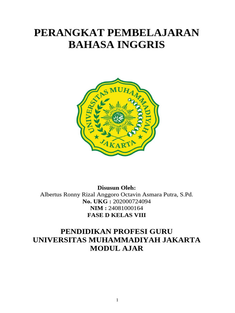 Modul Ajar Ads Ronny | PDF