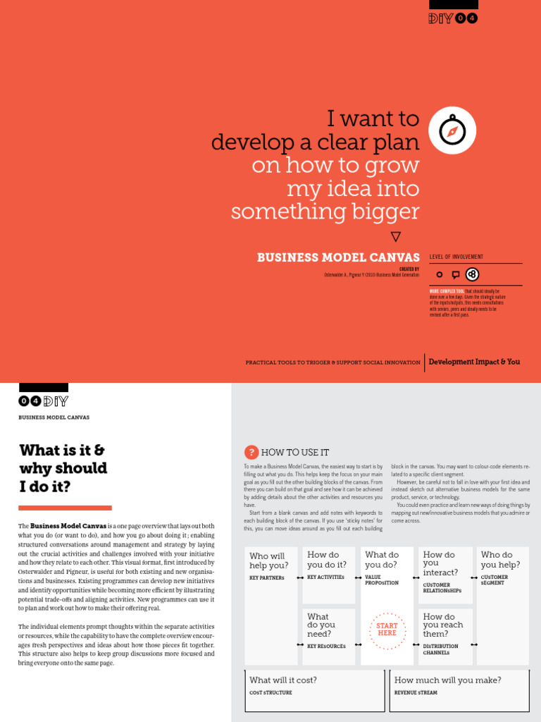 Clear Plan Business Model Canvas | PDF | Innovation | Business Economics