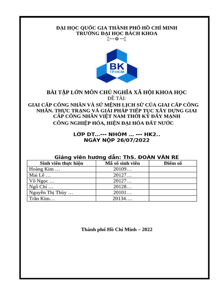 BTL LỊCH SỬ ĐẢNG - LỚP L01 - NHÓM 16 - CHỦ ĐỀ 18 (sửa 1.1) | PDF