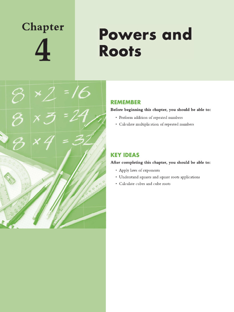 Powers and Exponents | PDF