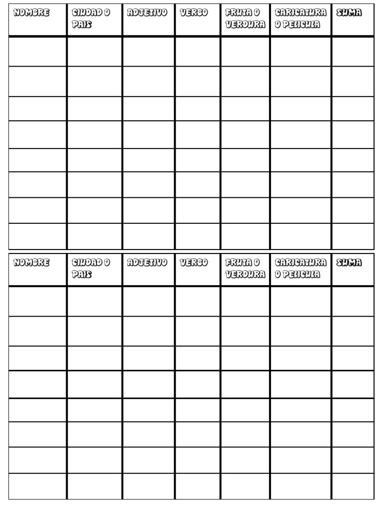 Tablero Basta | PDF