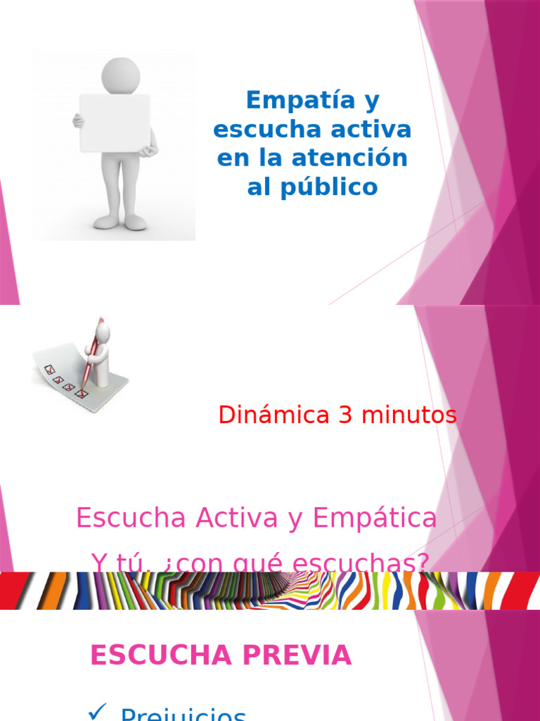 Empatia y Escucha Activa | PDF | Empatía | Las emociones