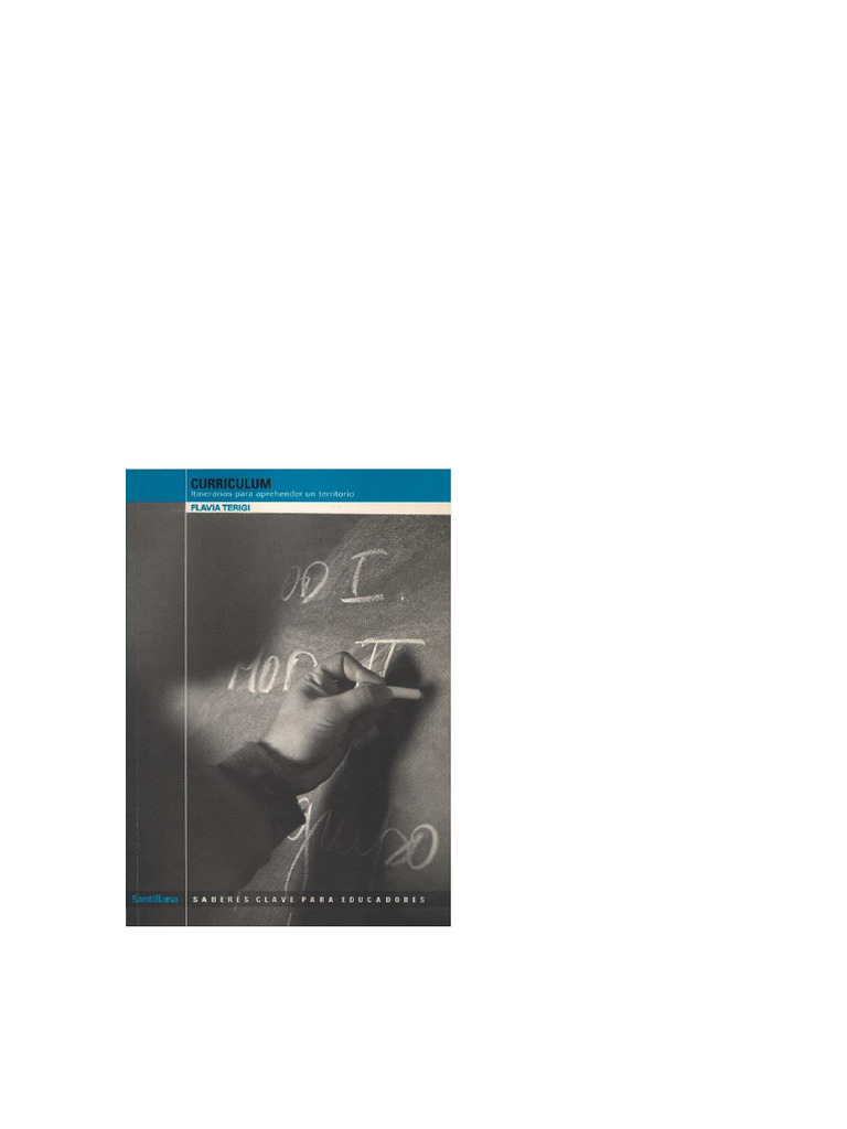 Terigi, F Currículum, Itinerarios (Selección) | PDF | Plan de estudios ...