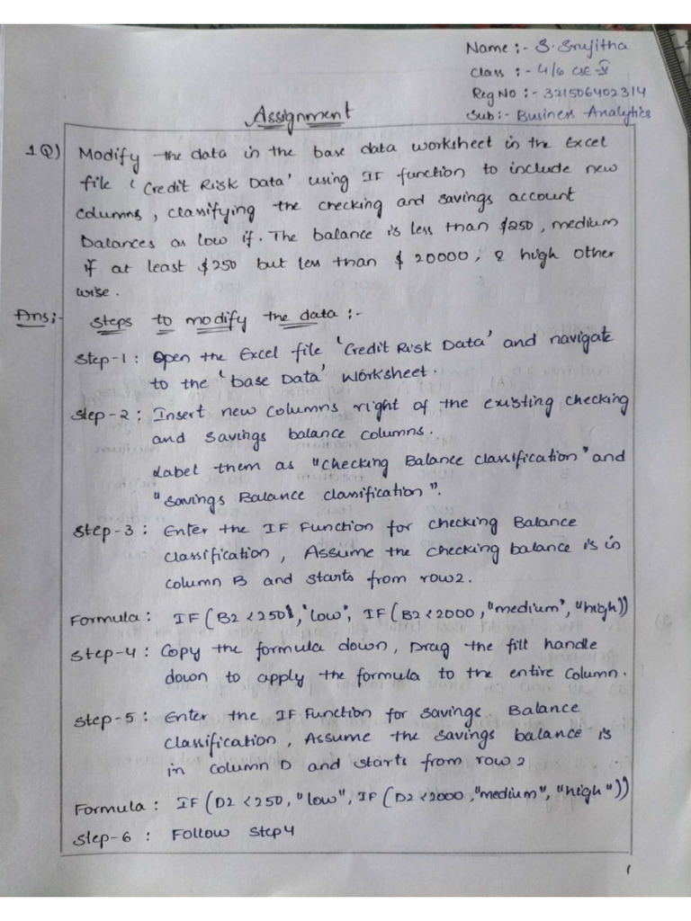 BA Assignment 314 | PDF