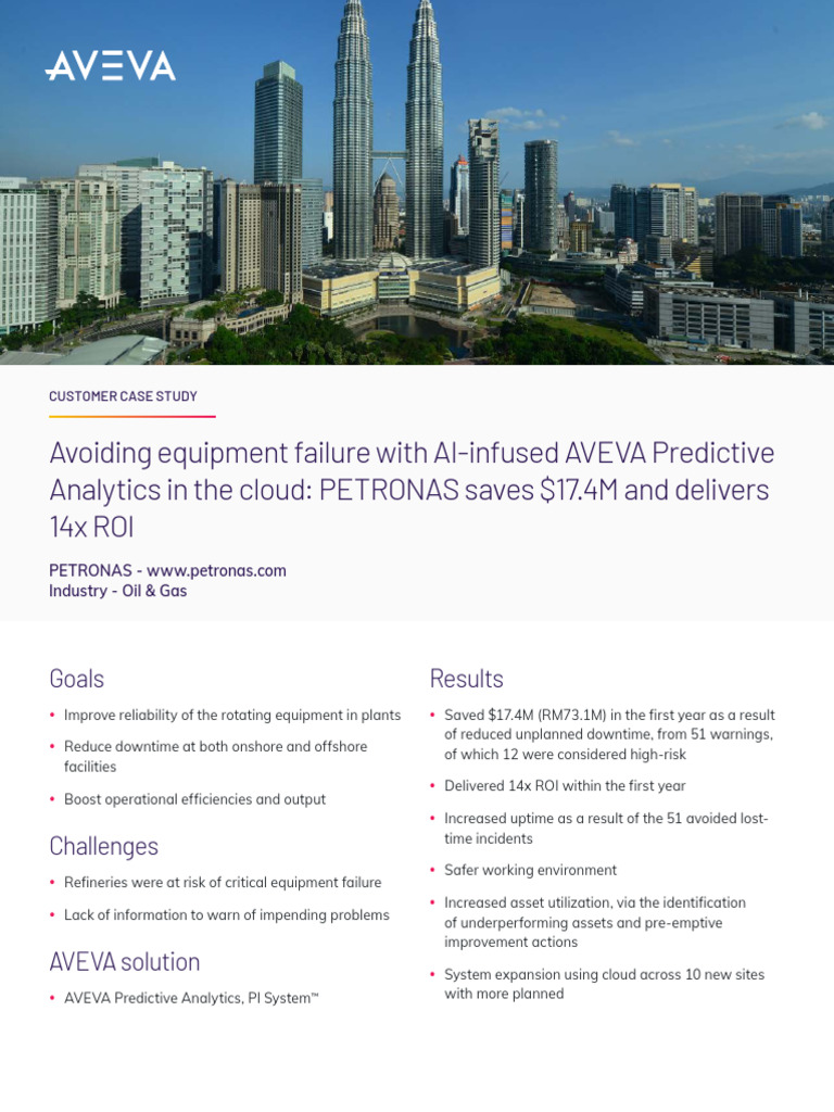 Aveva PETRONAS | PDF | Predictive Analytics | Analytics