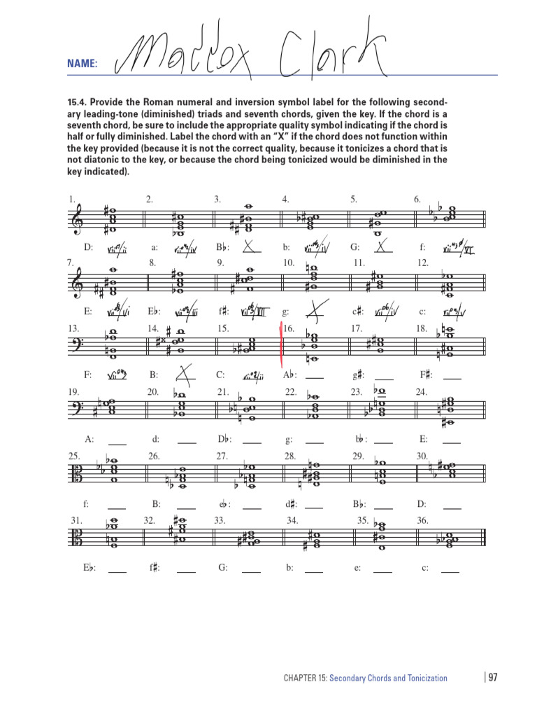 Maddox Clark ASN 2 | PDF | Chord (Music) | Melody