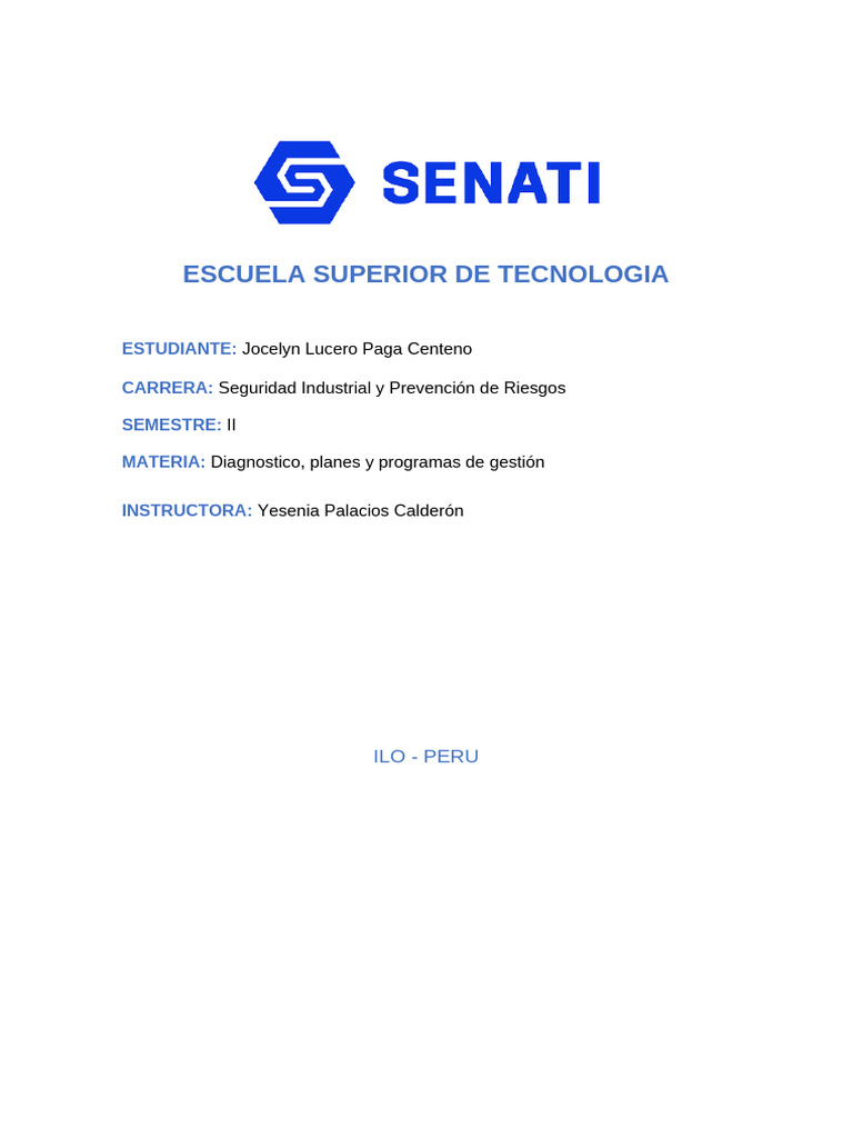Caratula Senati | PDF