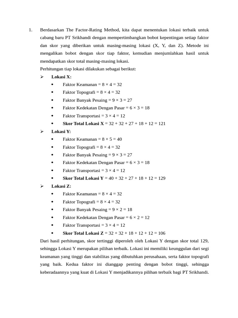 Manajemen Operasi Jasa Tugas 2 Ut | PDF