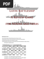 Latin Irregular Verb Battleships | PDF