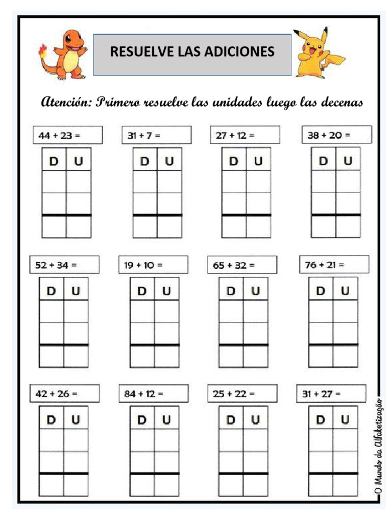 Adiciones y Sustracciones | PDF