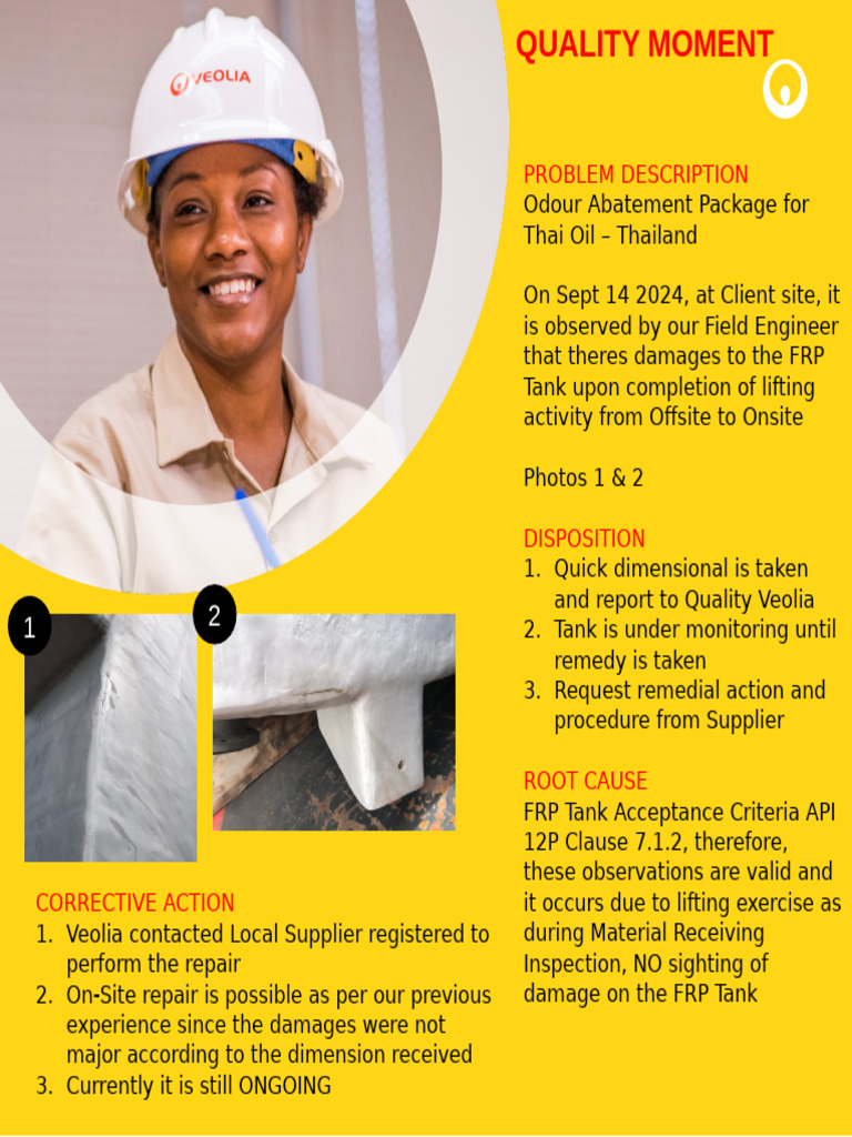 Veolia Quality Moment - Part 1 Oct 2024 | PDF