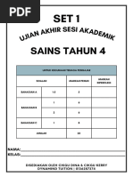 Contoh Soalan SPM Sains 2025 | PDF