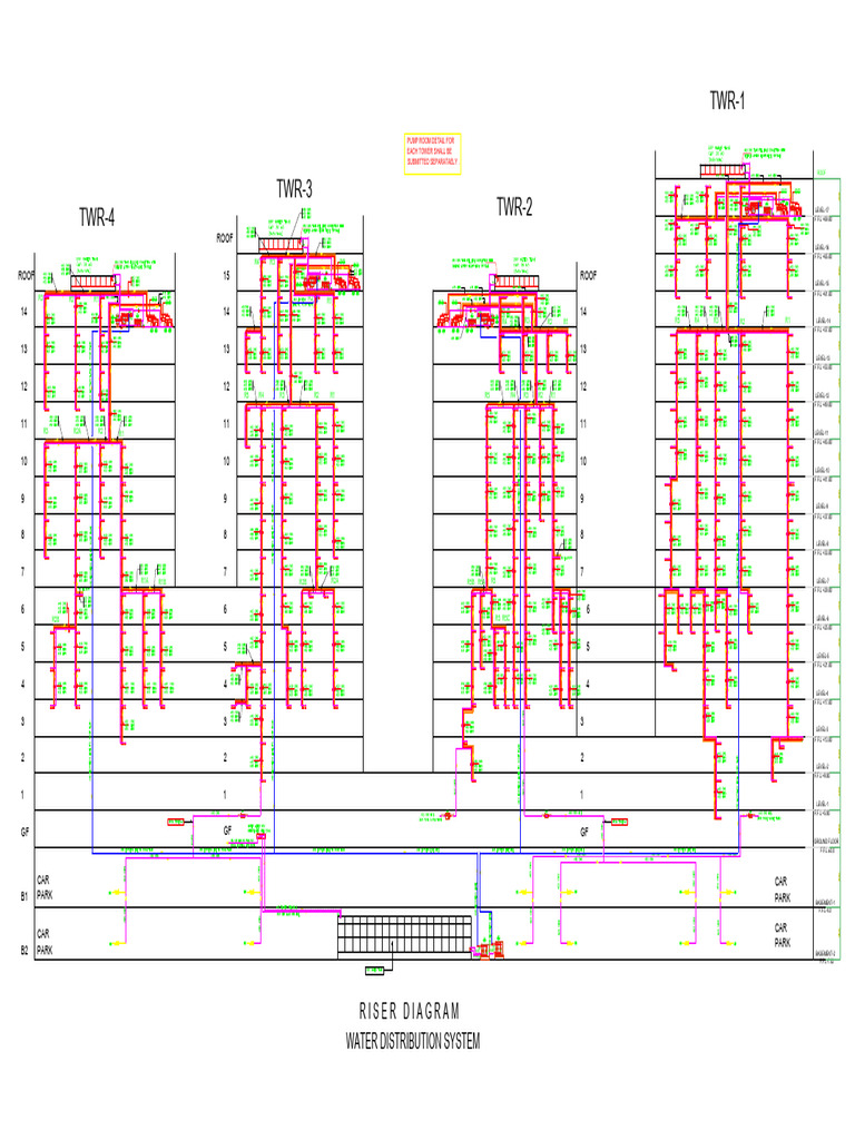 Building Riser Diagram Layout | PDF