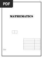 Uasa Math Year 1 | PDF