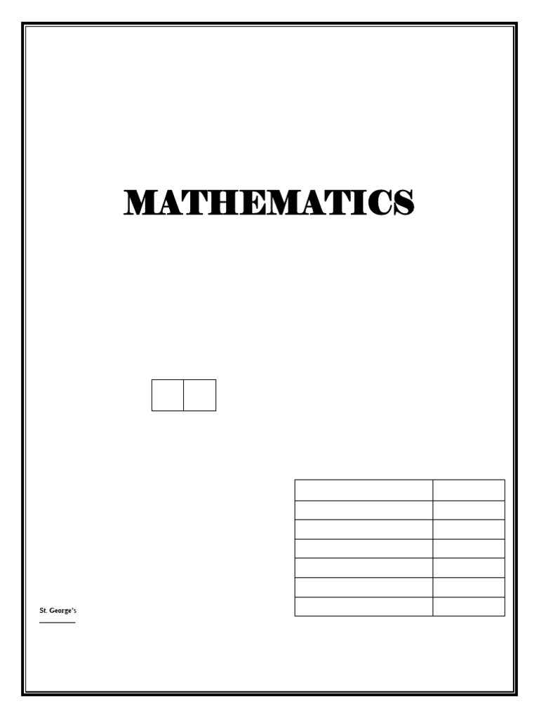 MCT GRADE 2 MATH 2019 | PDF | Shape | Mathematics