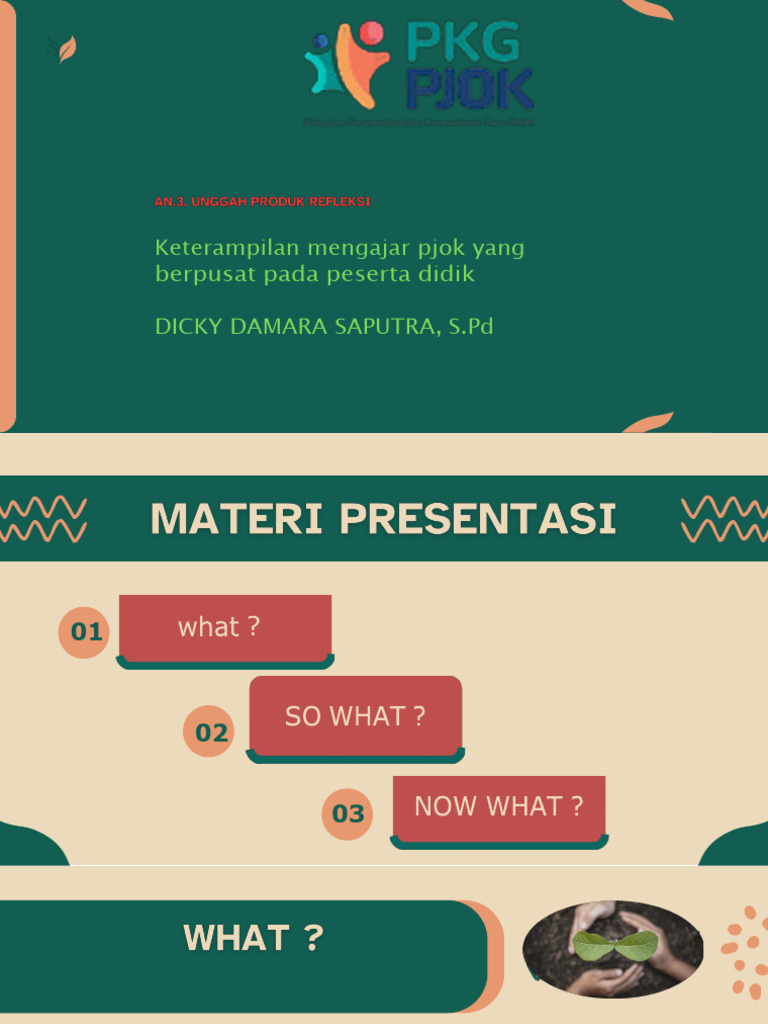 An3. Produk Refleksi Dicky Damara Saputra | PDF | Karier & Perkembangan