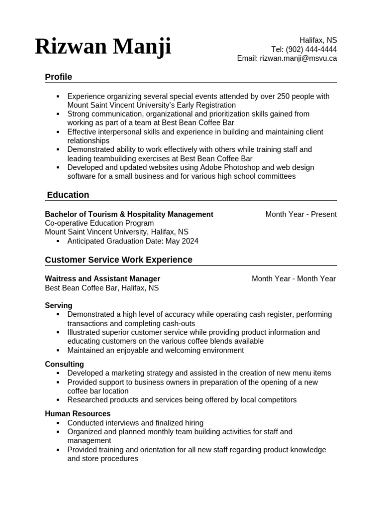 Combined Resume Sample | PDF | Computing